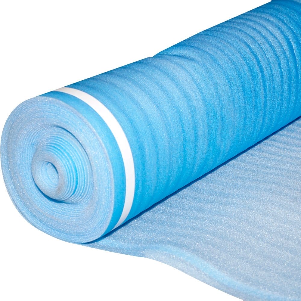 2mm Blue Foam Underlayment with PE Vapor Barrier Film